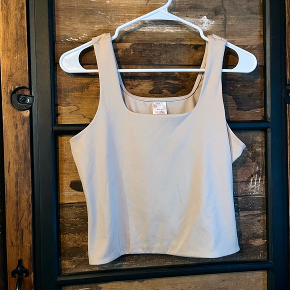 No Boundaries | Tops | No Boundaries Beige Cropped Tank Top | Poshmark